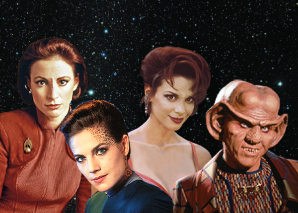 Behind the Badge with Some of the Deep Space Nine Crew! - Star Trek ...